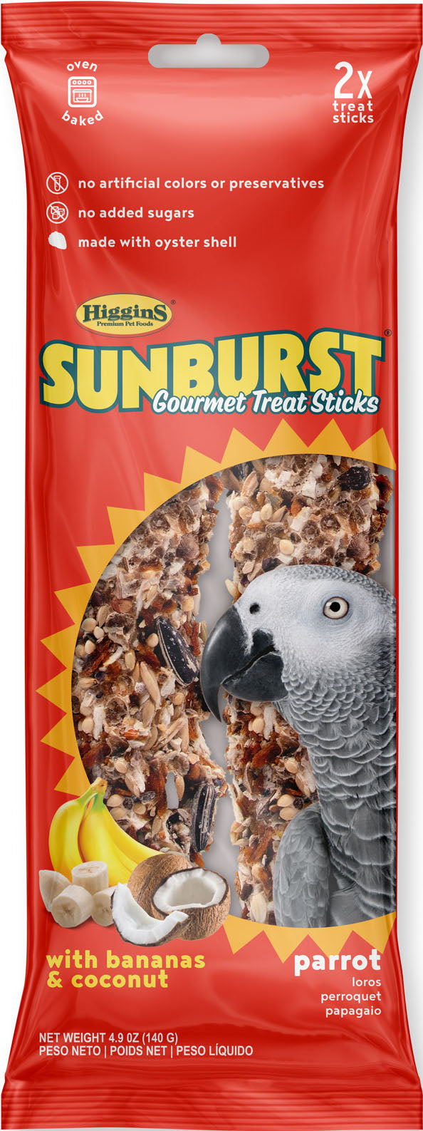 Sunburst Gourmet Avian Treat Sticks Parrot – Perk Valley Pet Eatery