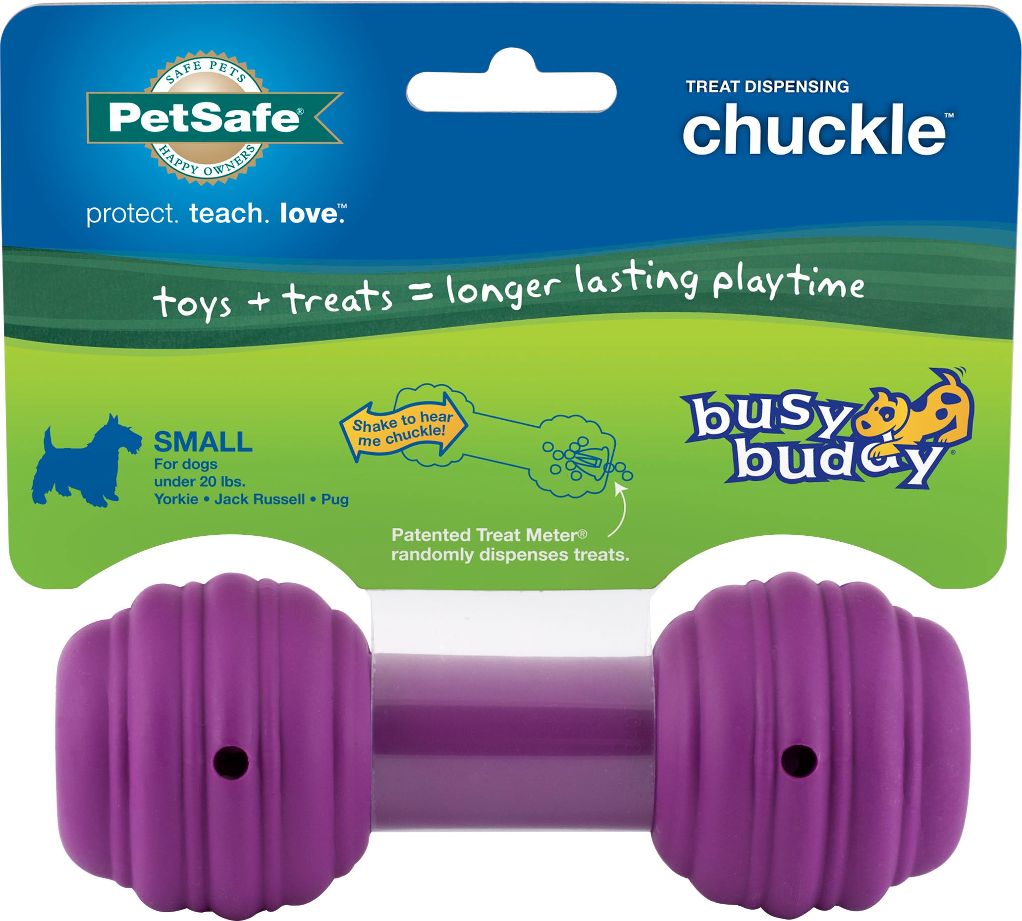 Busy Buddy Chuckle Bone – Perk Valley Pet Eatery