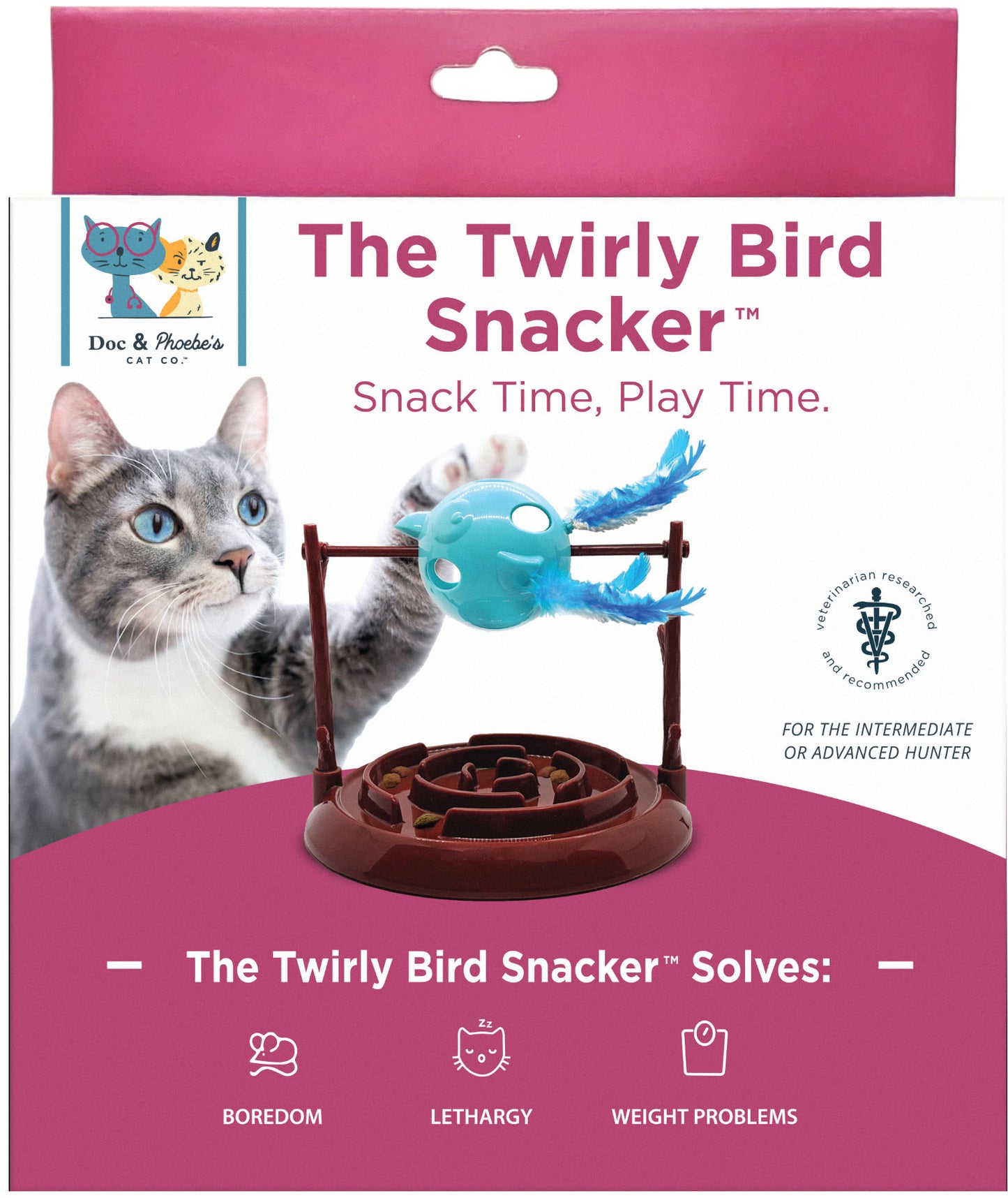 Spot Doc & Phoebe Twirly Bird Snacker – Perk Valley Pet Eatery